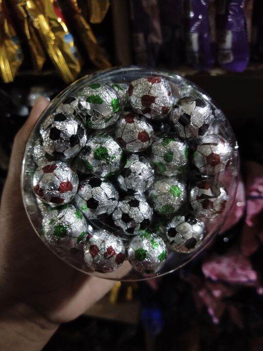 Permen coklat BALL'S coklat bentuk bola silver isi 60 pcs | Lazada ...