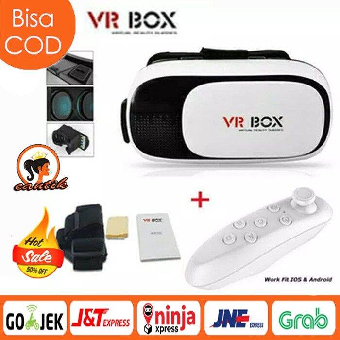 Virtual Reality Glasses VR Box Generasi 2.0 For Smartphone IOS ...