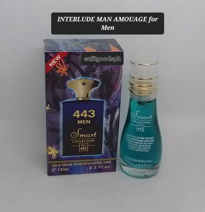 SMART COLLECTION PERFUME NO. 443 FOR MEN 15 ML EDP | Lazada PH