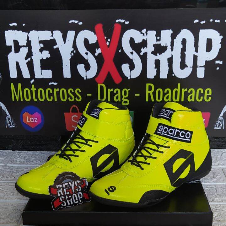 SEPATY DRAG RACE STABILO - SEPATU TOURING - SEPATU RIDING | Lazada ...