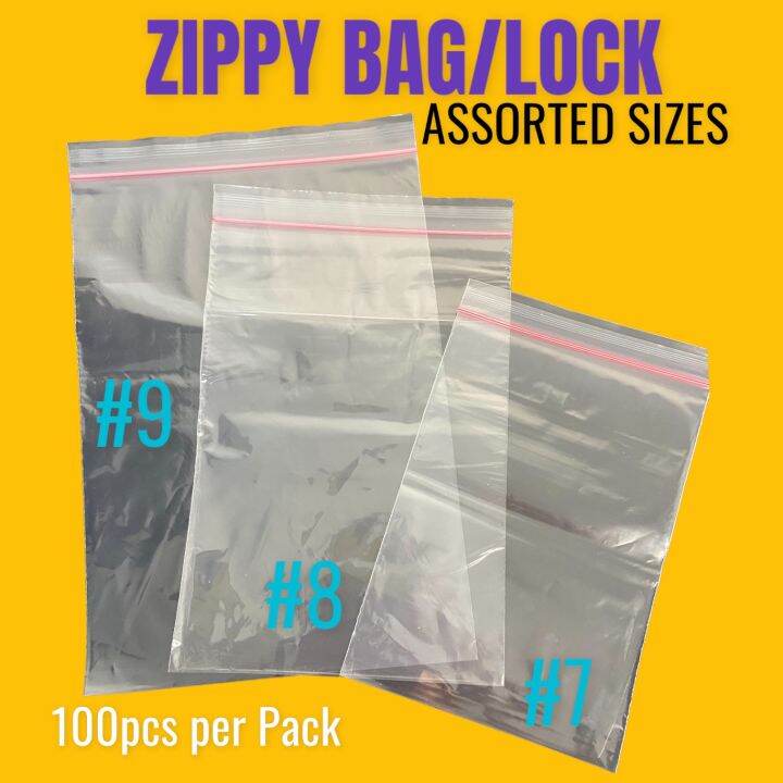 ZIPPY BAG/Ziplock (#7,#8,#9) 100pcs per Pack | Lazada PH