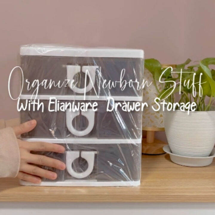 Elianware 3/4/5 Tiers A4 Paper Office Drawer Storage Document Wardrobe ...