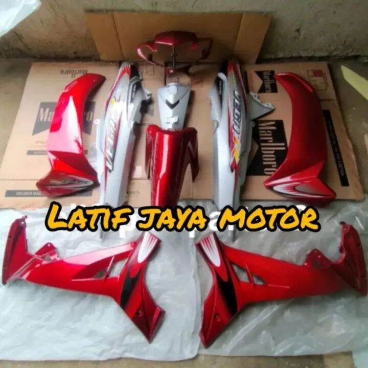 Full Body Halus Yamaha Vega R New Merah Silver Fullset | Lazada Indonesia