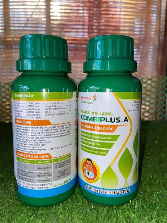 Phân bón vi lượng COMBIPLUS.A chai 200ml thần dược dinh dưỡng | Lazada.vn