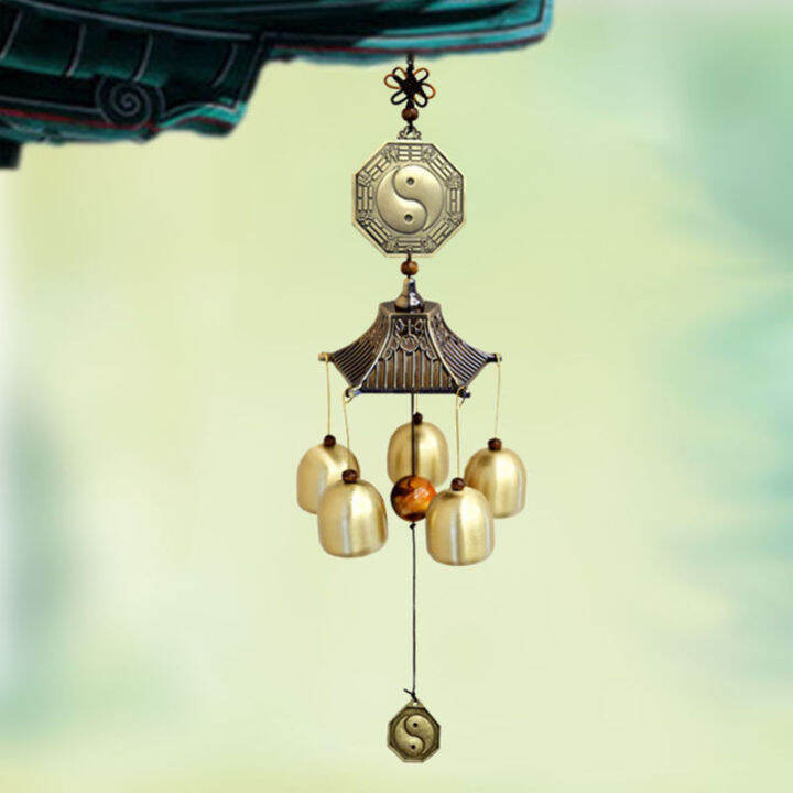 Copper Bell Bagua Wind Chime Feng Shui Decor Home Decoration | Lazada PH