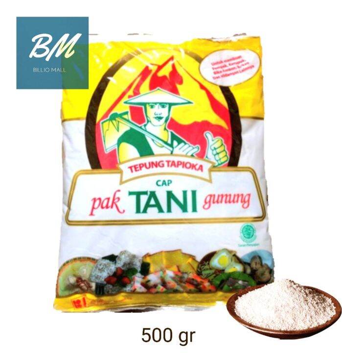 Tepung Tapioka Cap Pak Tani Gunung 500 gr | Lazada Indonesia
