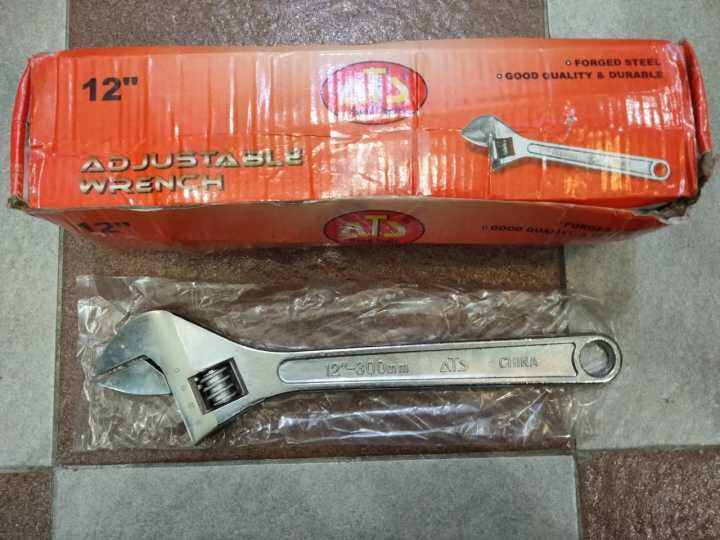 ATS kunci inggris 12 INCH adjustable wrench KUNCI BAGO BACO 12-300MM ...