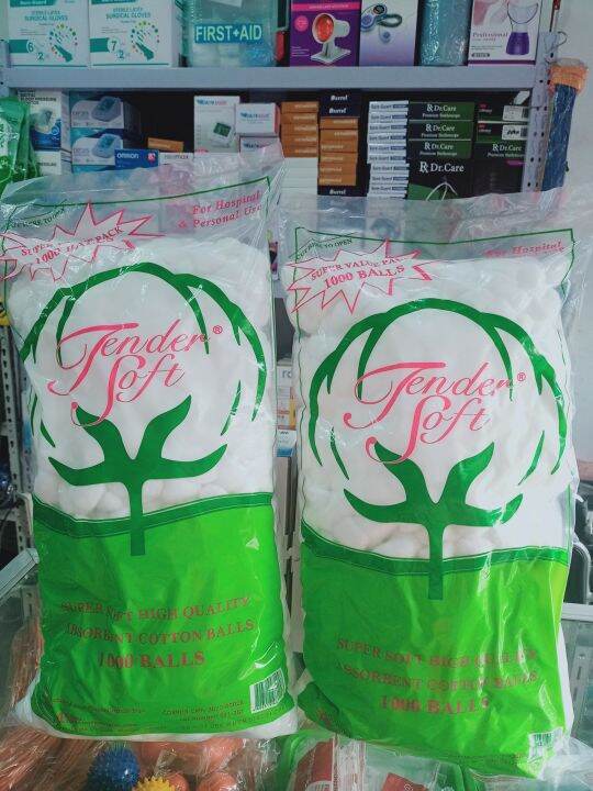 Cotton Balls 1,000 Balls (TENDER SOFT) | Lazada PH