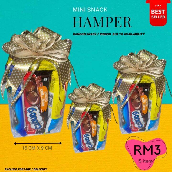 HAMPER SNACK / HAMPER MAKANAN RINGAN / HAMPER CABUTAN BERTUAH MURAH ...