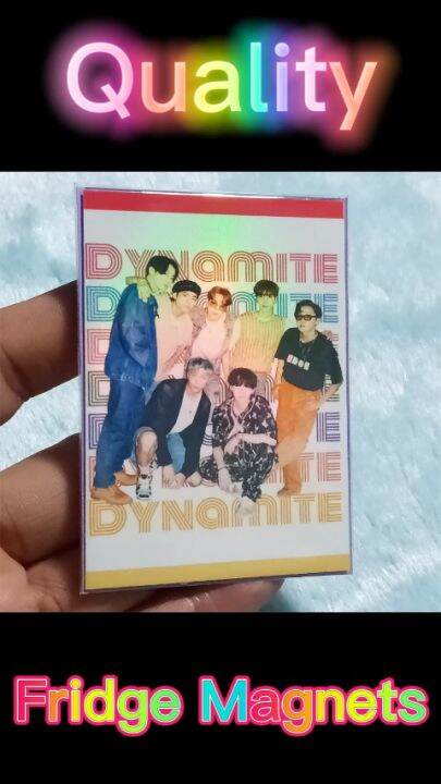 BTS Holographic Ref Fridge Magnets SET ATM Size | Lazada PH