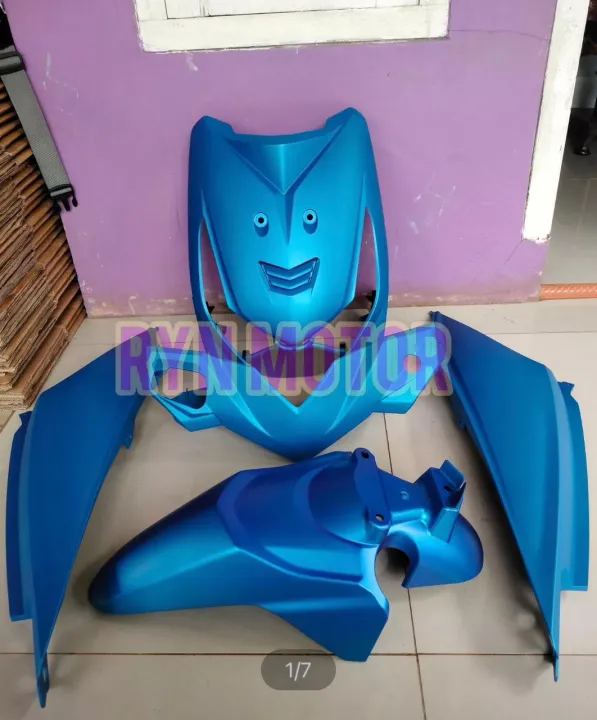 Full Body Alus Honda Beat Karbu Variasi Warna Biru Doff | Lazada Indonesia