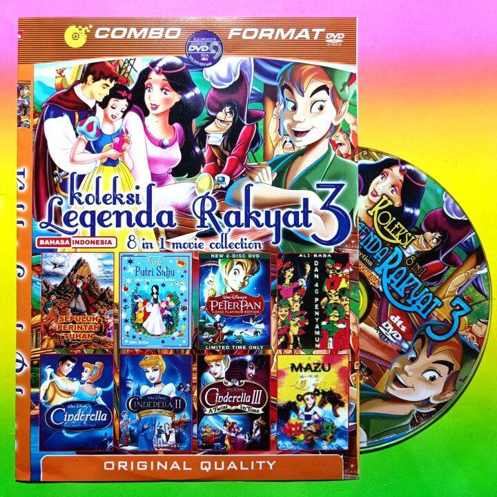 KASET DVD KARTUN ANAK KOLEKSI LEGENDA RAKYAT VOLUME 3. | Lazada Indonesia