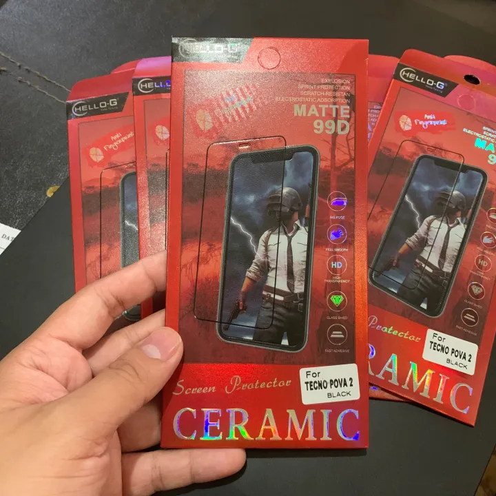 Tecno POVA 2 Ceramic Matte Film Anti Broken Screen Protection Gaming Experience | Lazada PH