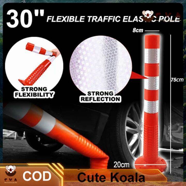 【CKA】 TRAFFIC CONE SAFETY CONE FLEXIBLE POLE DELINEATOR POST HIGH ...