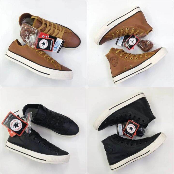SEPATU ALL STAR KULIT HIGH DAN LOW KULIT EMBITEX PREMIUM SEPATU ...