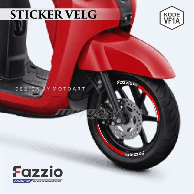 STICKER VELG FAZZIO / DECAL PRINT CUT STICKER YAMAHA FAZZIO | Lazada ...