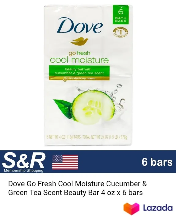 163 In Cart Dove Go Fresh Cool Moisture Cucumberand Green Tea Scent