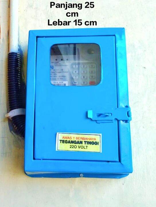 Box kilometer listrik pulsa prabayar tutup pengaman kilo meter | Lazada ...