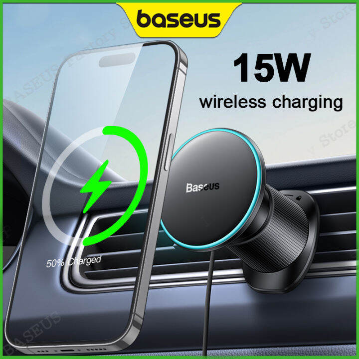 Baseus CW01 15W Magnetic Wireless Charging Car Mount Air Vent Version ...