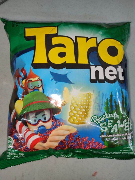 Taro Net Petualangan seaweed / Potato BBQ 65g | Lazada