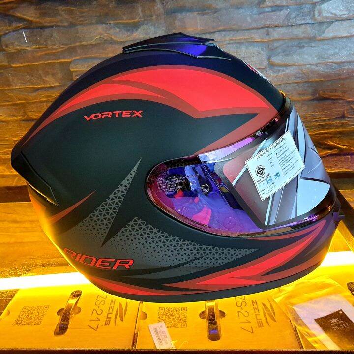 หมวกกันน็อคเต็มใบ Rider Vortex ลายใหม่ 2023 น้ำหนักเบา มีหลายสีให้เลือก ...