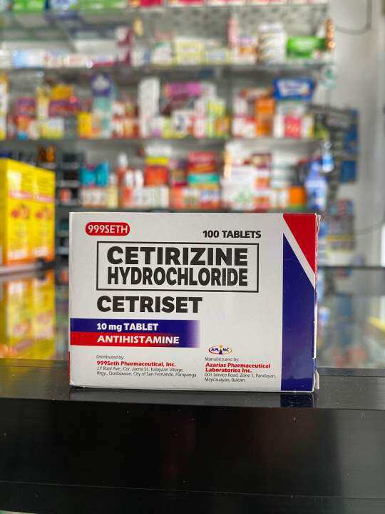 CETIRIZINE 10mg Cetriset tablet 100’s 1 box | Lazada PH