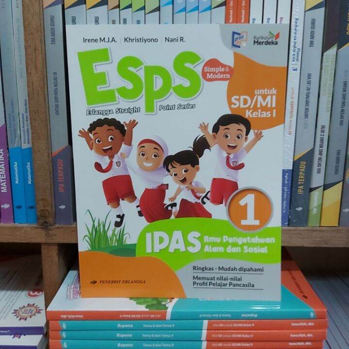 Buku Esps IPAS Kelas 1 SD Kurikulum Merdeka Erlangga | Lazada Indonesia