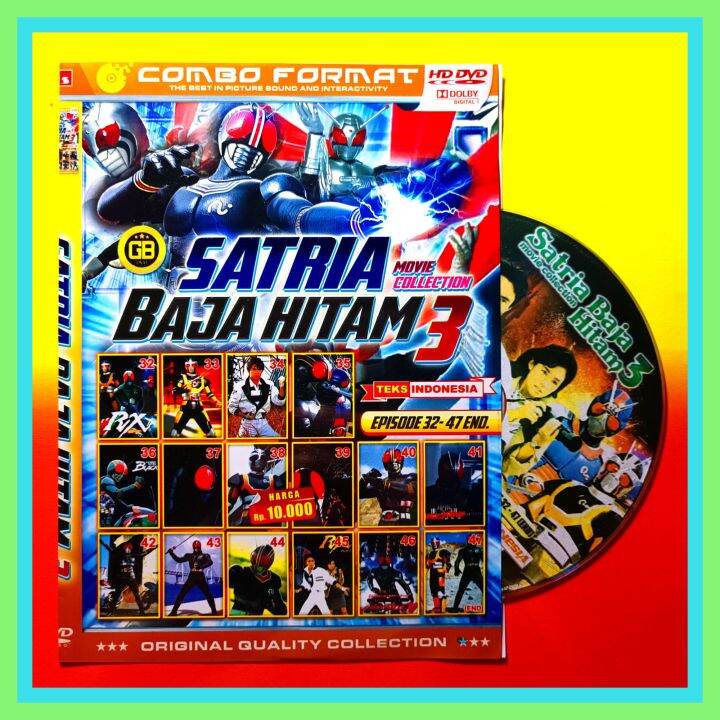 KASET FILM KARTUN ANAK KOLEKSI SATRIA BAJA HITAM VOL. 3 TEKS INDONESIA ...