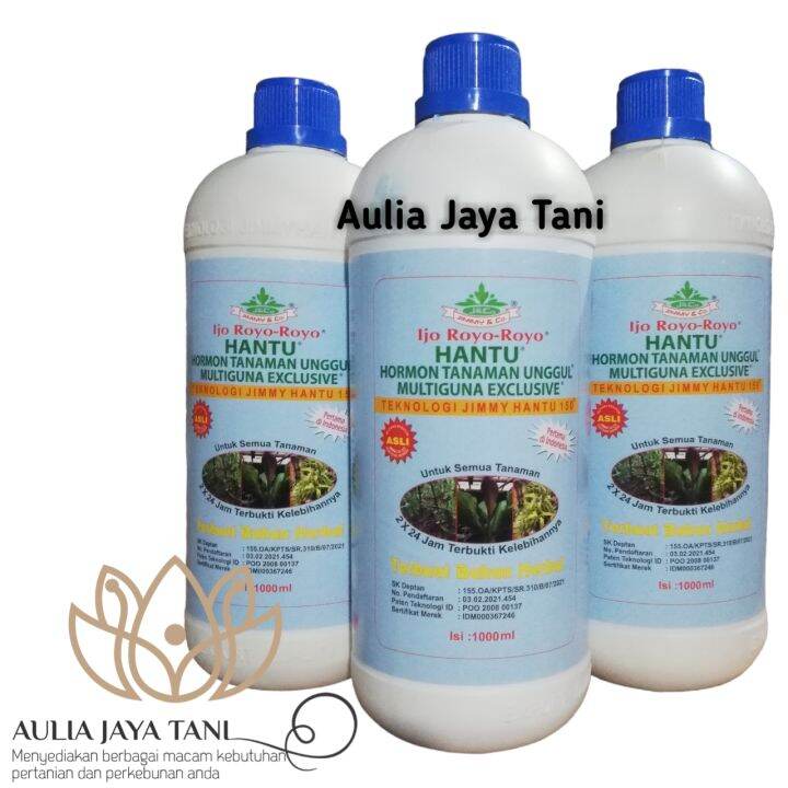 Pupuk Jimmy Hantu Biru 1000ml Hormon Tanaman Unggul Multiguna Exclusive ...