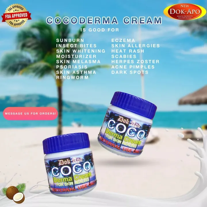 COCO DERMA CREAM ORIGINAL DOK APO NEW SEALED BEST SELLER 🥥 ORGANIC ...