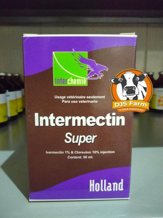 Intermectin Super 50 ml Holland Ivermectin Obat Hewan anti Ektoparasit ...