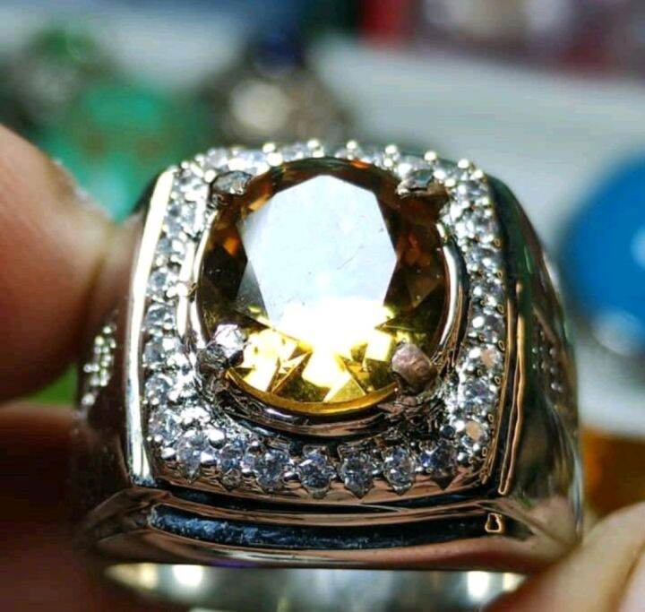 Batu permata minimalis Citrine beserta memo | Lazada Indonesia