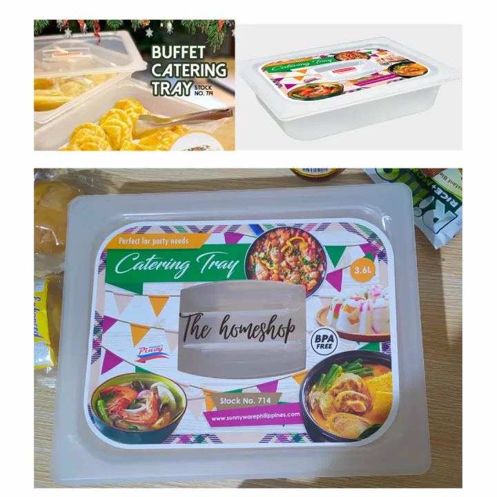 BUFFET CATERING TRAY /FOOD SERVER /FOOD STORAGE | Lazada PH