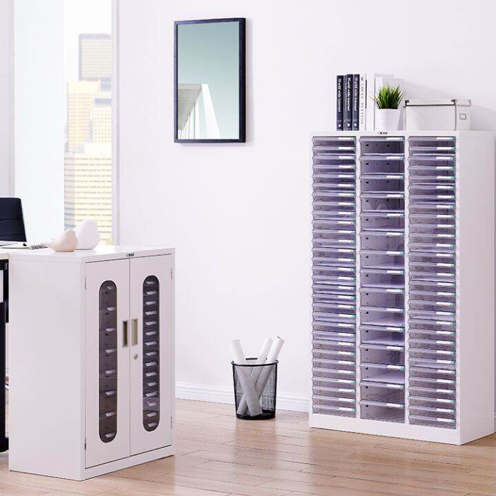 Zhengdong Drawer A4 File Cabinet Modern Office Cabinet Glass Door Iron ...