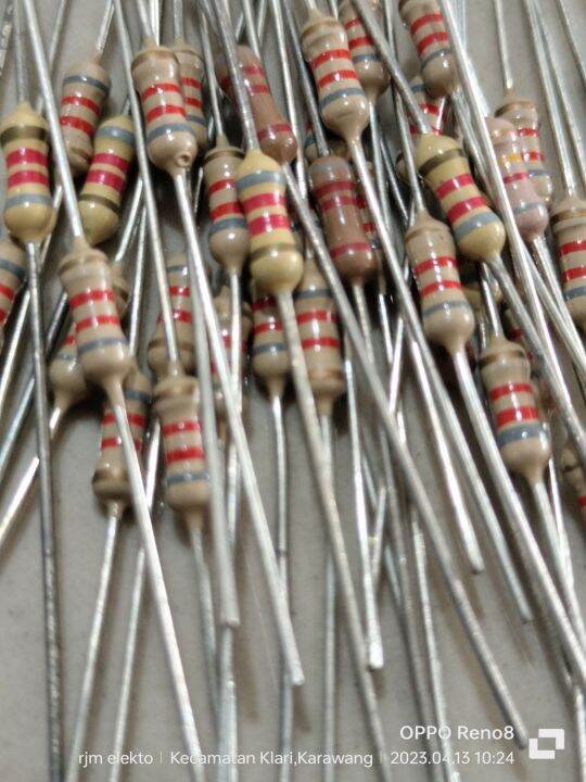10pcs resistor ukuran 8k2 1/4watt | Lazada Indonesia