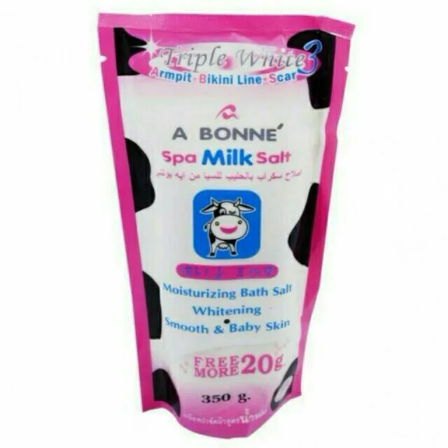 A bonne spa milk salt abonne body scrub salt 300grams | Lazada PH