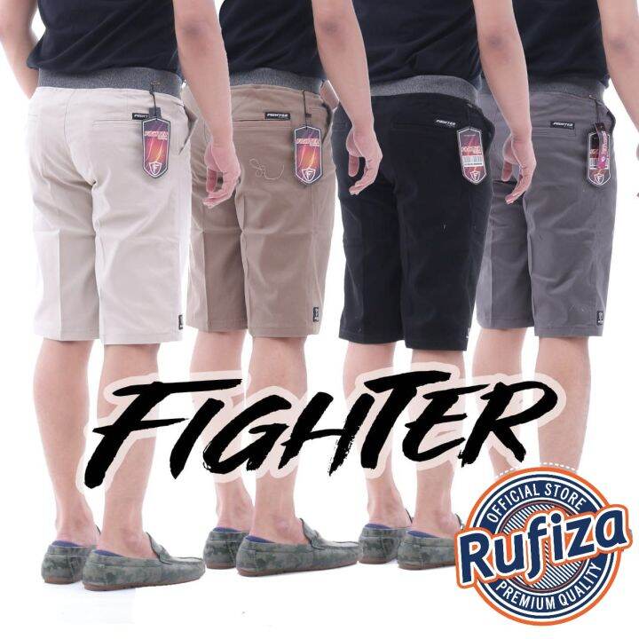 [Bisa COD] Celana Pendek Pria Cowok Dewasa Chino Rip Karet Pinggang ...