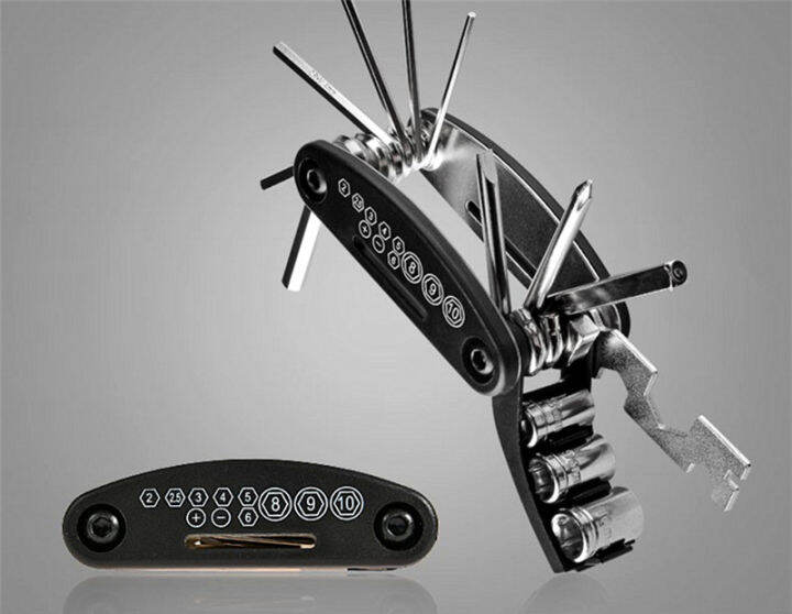 Kunci Lipat Serbaguna Multifungsi 15 in 1 EDC Repair Tool Alat ...