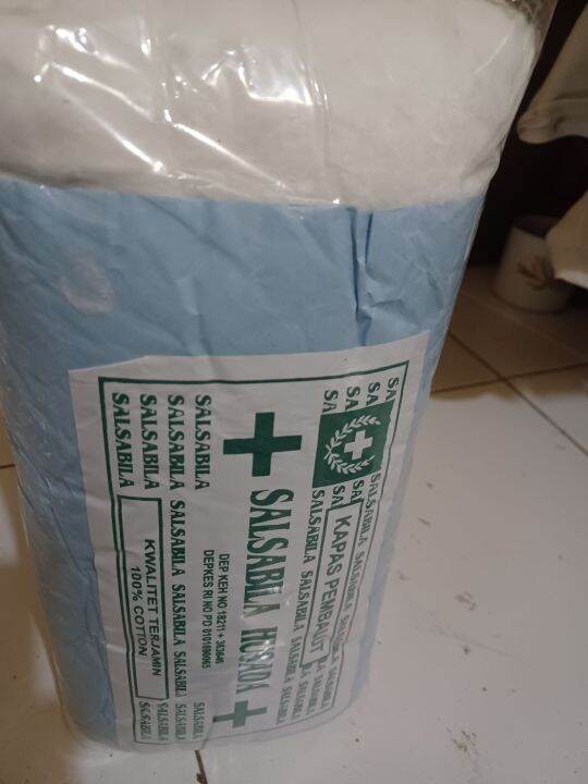 kapas putih bersih kapas pembalut serbaguna 500gram untuk jenazah ...