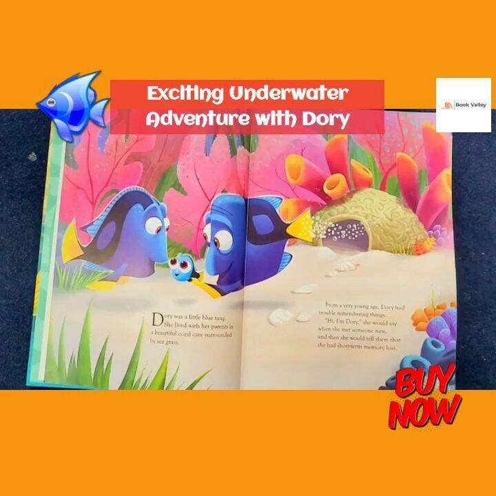 Disney Pixar Finding Dory | English Bedtime Storybook for Kids Children ...