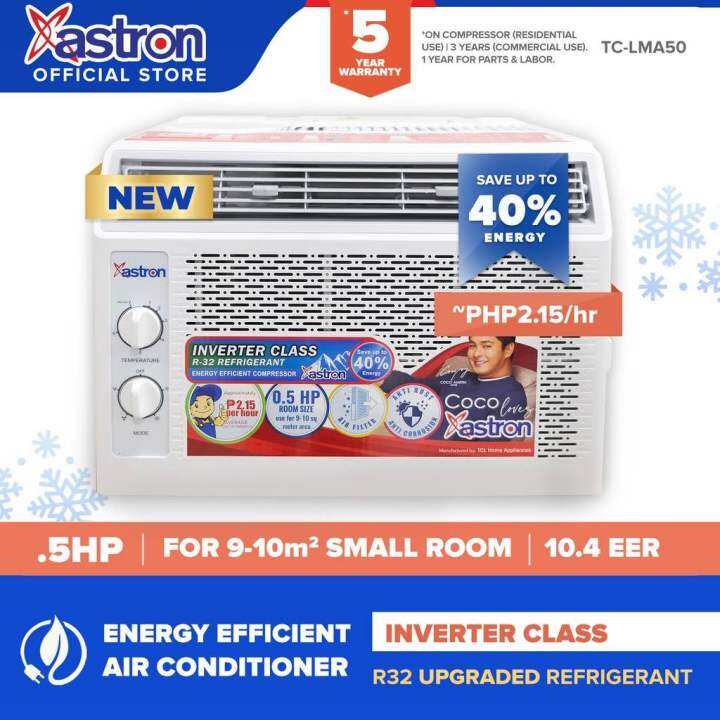 Astron Inverter Class .5HP Aircon (improved R32 energy-efficient ...
