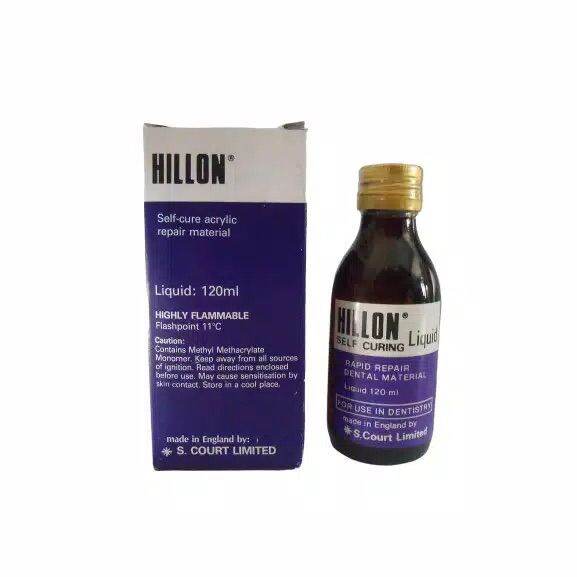 Hillon Liquid Cair 120ml Self Cure Acrylic Rapid Repair Dental Material ...