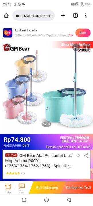 Pel Lantai GM Bear | Lazada Indonesia