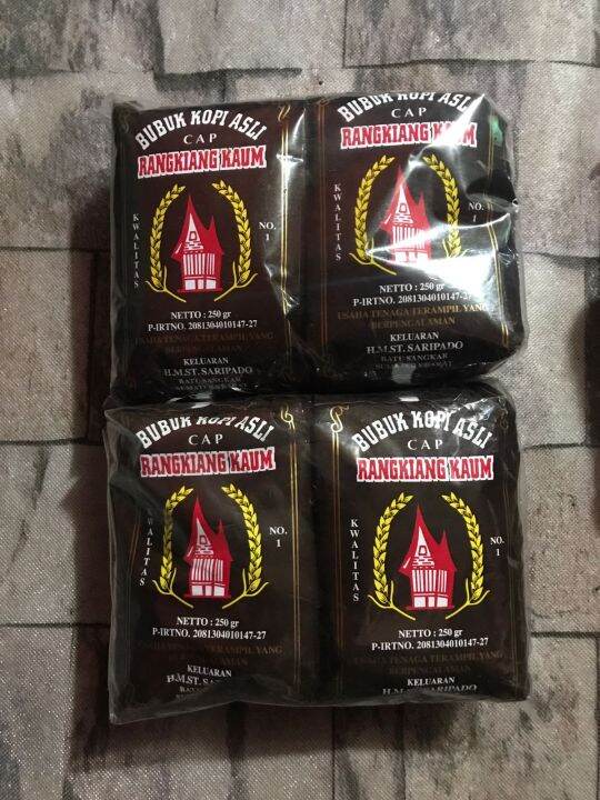 kopi rangkiang kaum 100% original 4 bungkus 1kg | Lazada Indonesia