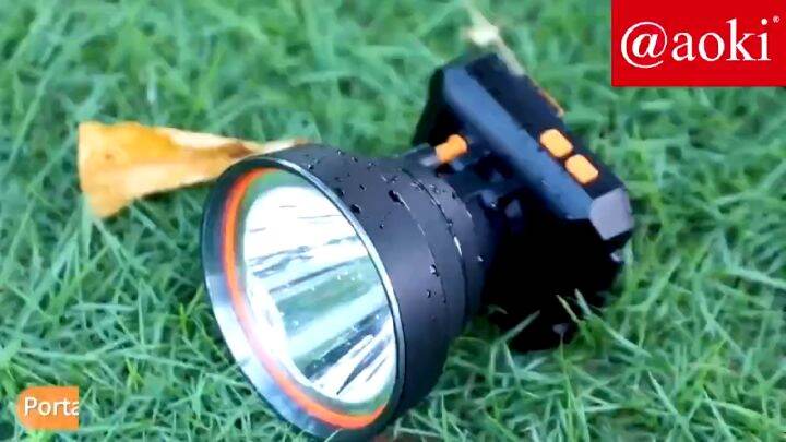 Senter Kepala Professional Headlamp 40 Watt Aoki AK-3701A Cahaya Putih ...