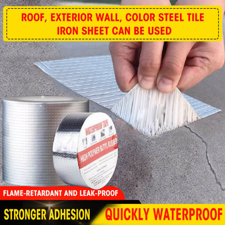 Original 10M Flashband Tape Self Adhesive For Roof And Leak Repair -Aluminum Coating Flashing ...