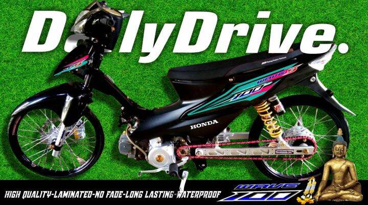 HONDA WAVE 100 Decal Sticker Wave S Design | Lazada PH
