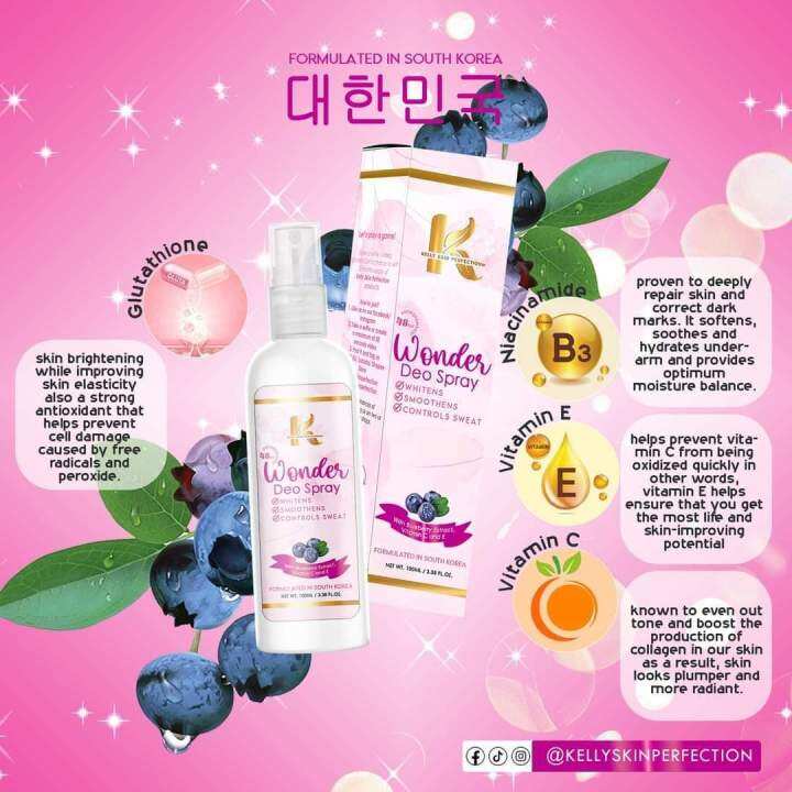 Wonder Deo Spray by Kelly Skin Perfection | Lazada PH