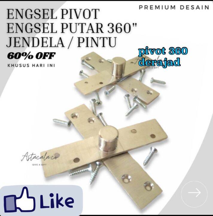 stok terbatas engsel putar 360 derajad engsel putar engsel pivot pintu engsel putar jendela 360 ...