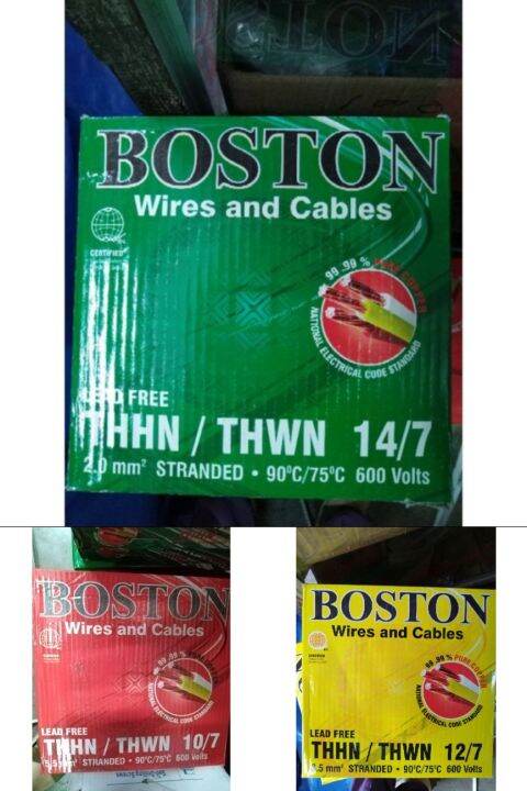 Original Boston stranded thhn /thwn electrical wires per box (150m ...